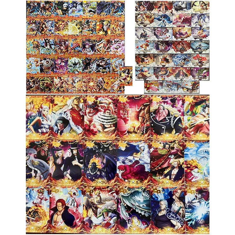 Anime One Piece SSR UR CP Set of Cards Luffy Sanji Zoro Shanks Nami ...