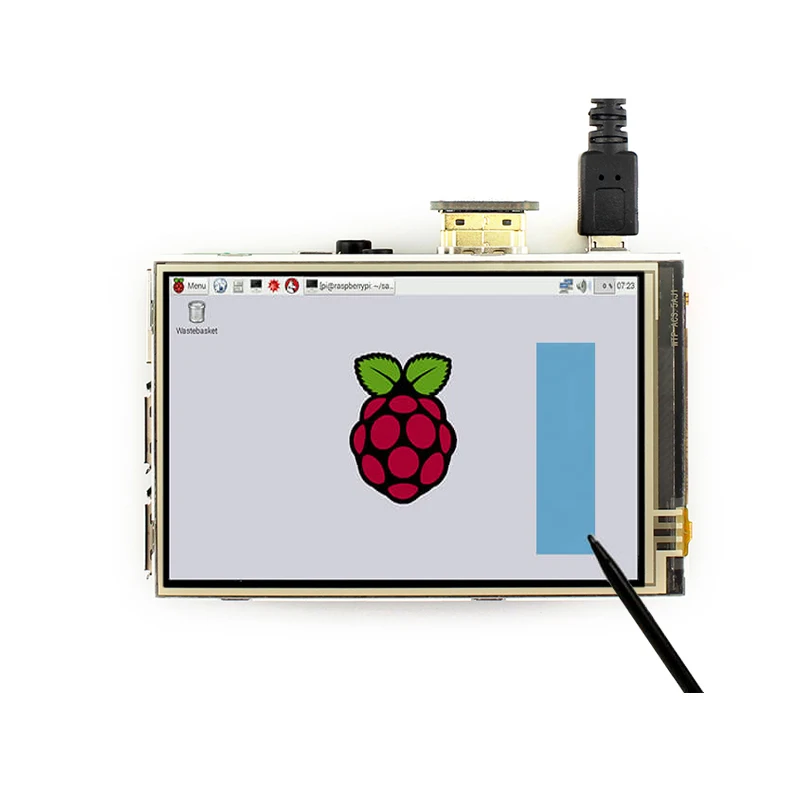 Raspberry-Pi-3-5inch-LCD-HDML-SPI-Touchscreen-480-320Pixel-3-5mm-Jack ...