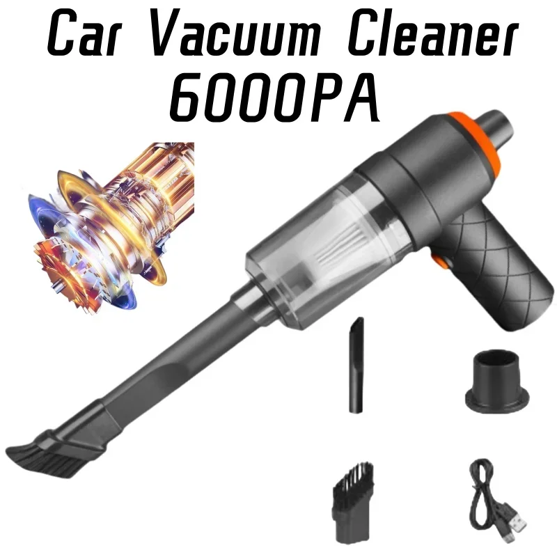 Mini Car Vacuum Cleaner Portable Wireless Handheld Cleaner for Home ...