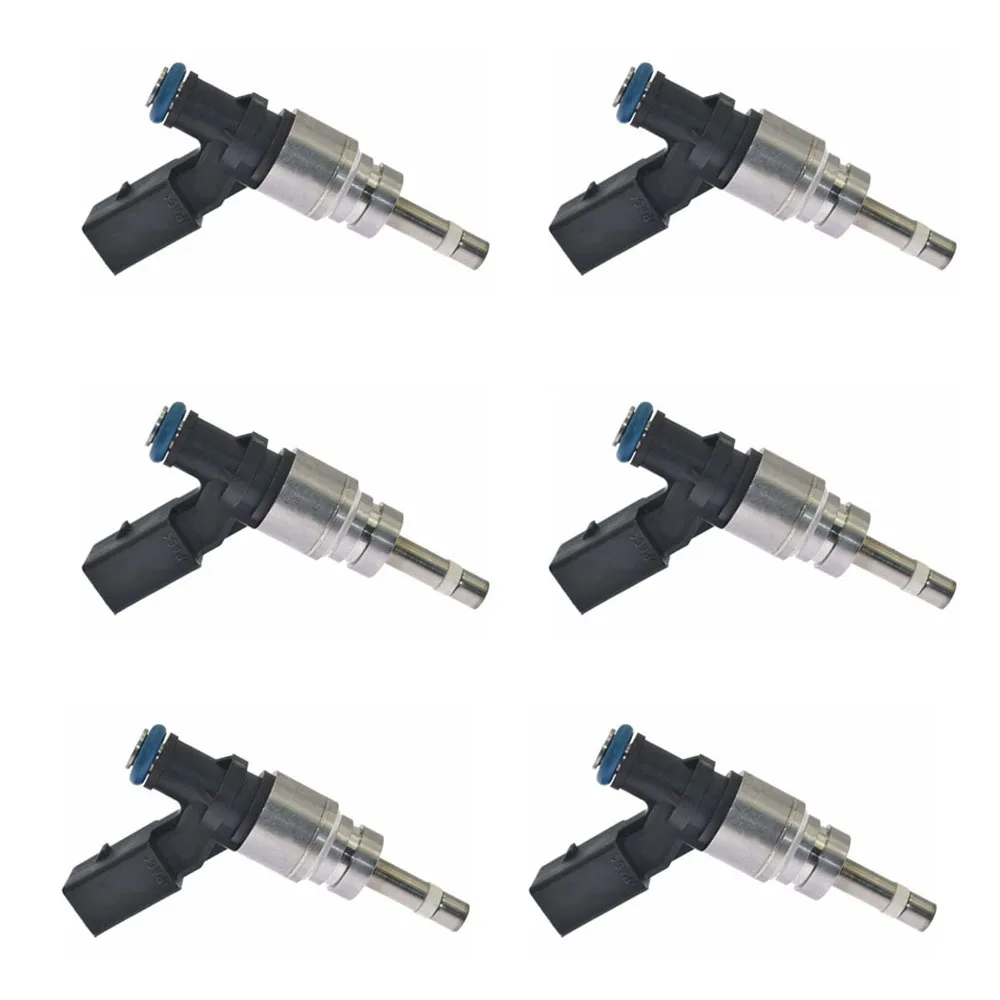 6pcs 06E906036C 06E906036F 06E906036E Fuel Injectors for Volkswagen for ...