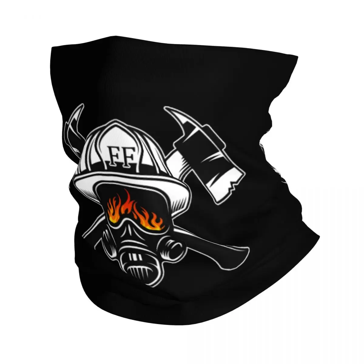 Firefighter-Skull-Neck-Gaiter-Men-Women-UV-Face-Shield-Winter-Fireman ...