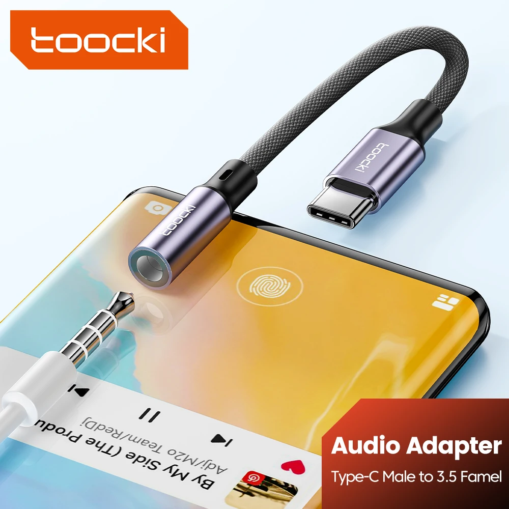 Toocki-USB-C-to-3-5-mm-jack-Audio-Cable-Headphone-Earphone-Aux-Cable ...