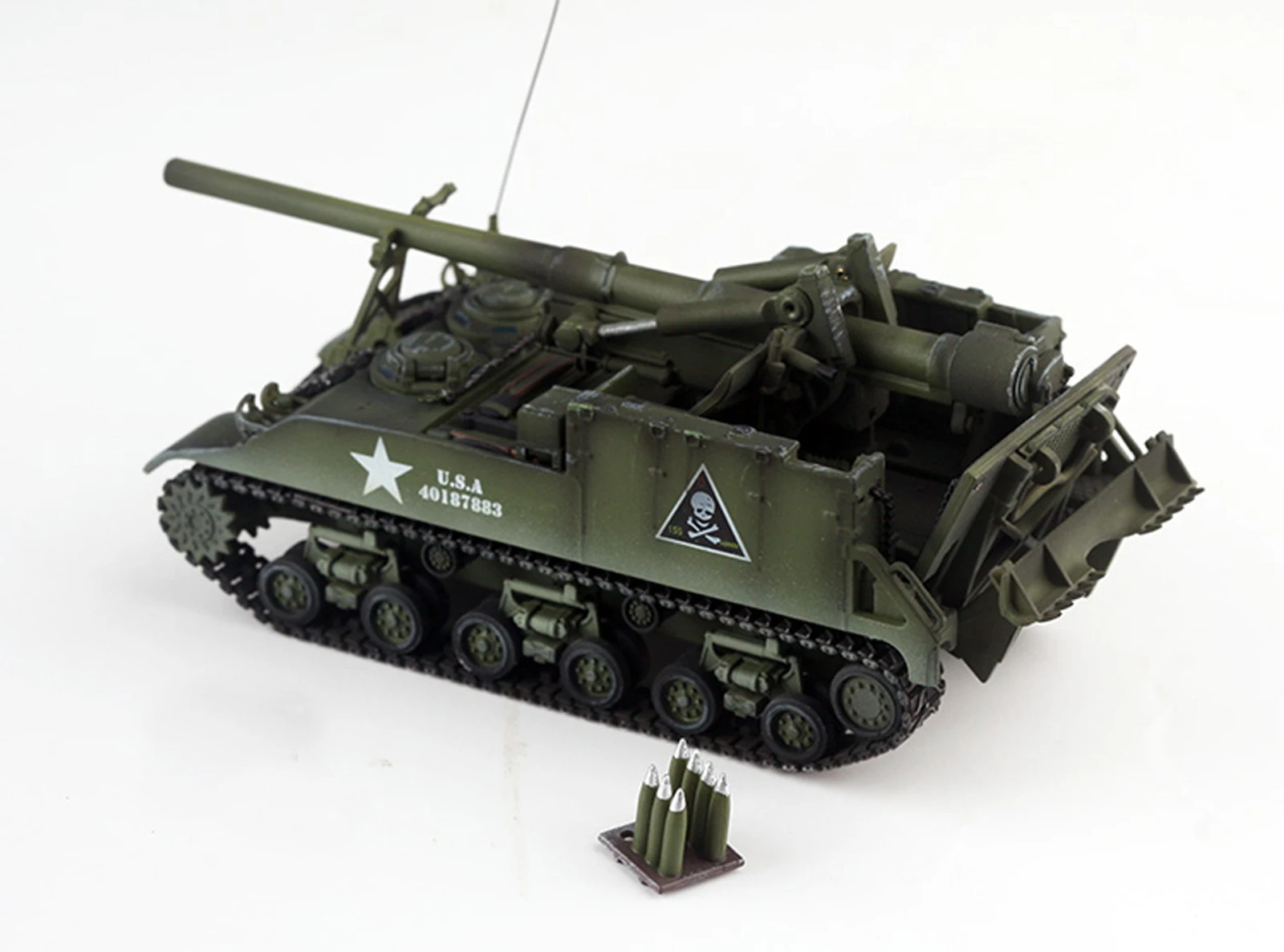 PMA-1-72-American-Tom-M40-Self-Propelled-Gun-Alloy-Finished-Model-Skull ...