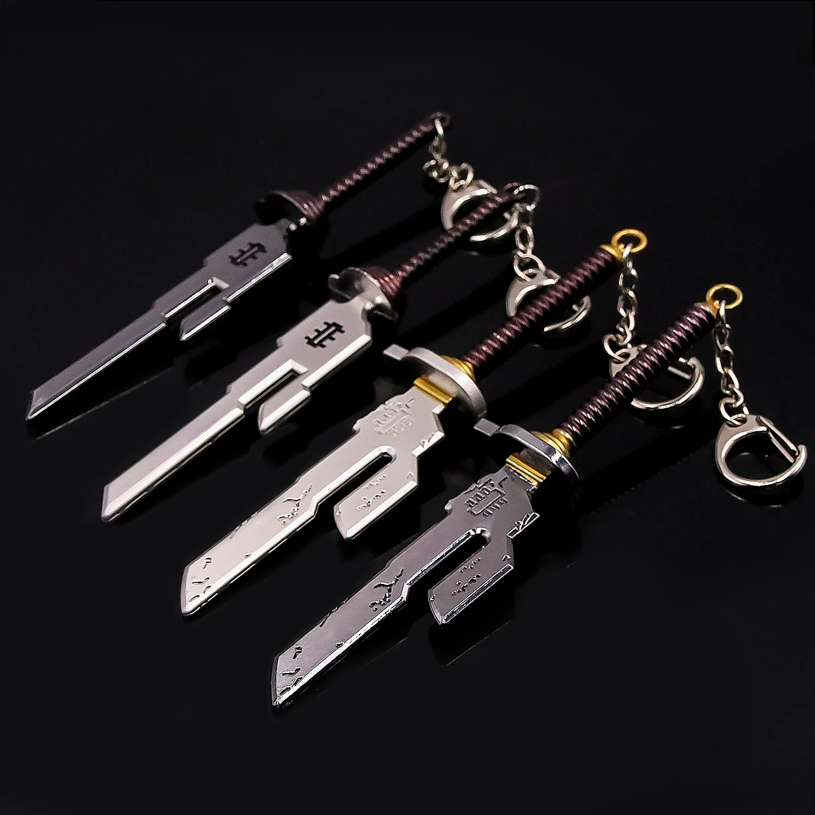 Anime-Jujutsu-Kaisen-Keychain-Nanami-Kento-Fushiguro-Toji-Weapon-Model ...