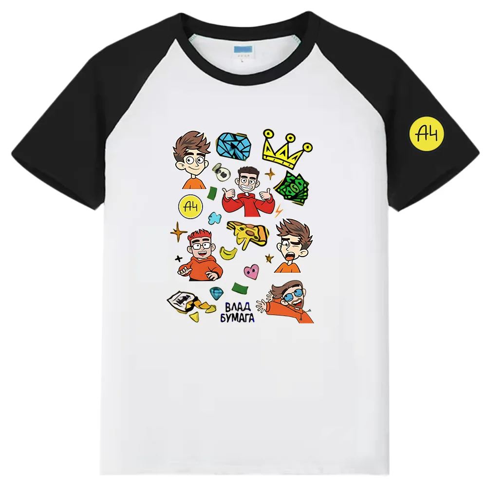 Children's Merch A4 T Shirts Kids Summer Clothes Boy's Team A4 Clothing ...
