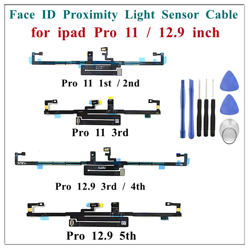 Front Face ID Proximity Light Sensor Flex Cable Replacement For IPad ...