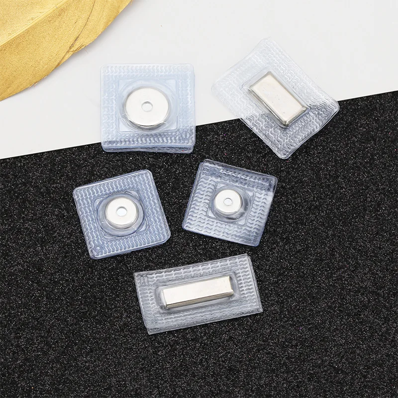 PVC-Invisible-Hidden-Magnetic-Snap-Button-Round-Magnet-Fasteners-for ...