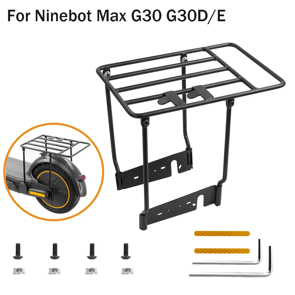 Thicken-Solid-Steel-Rear-Shelf-Durable-Cargo-Rack-for-Ninebot-Max-G30 ...