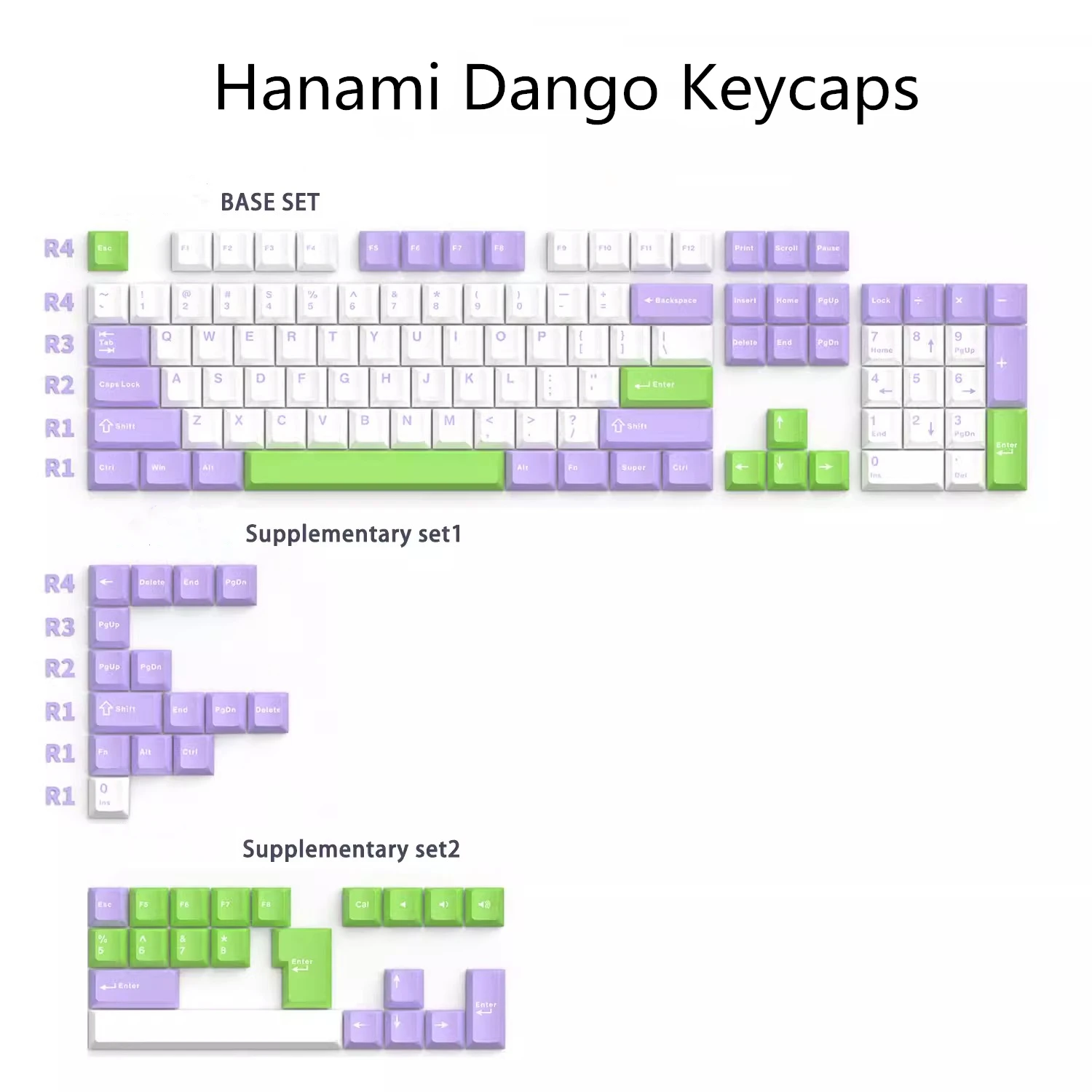 Juego-de-140-teclas-GMK-Hanami-Dango-teclas-PBT-de-doble-disparo-perfil ...