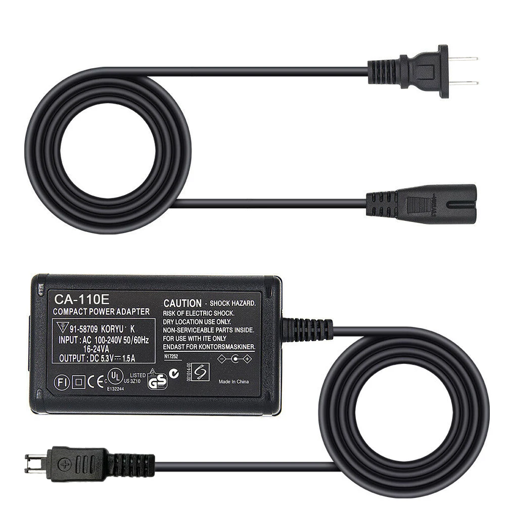 CA 110 AC Power Adapter CA110 Charger for Canon VIXIA HF R200 R20 R21 ...