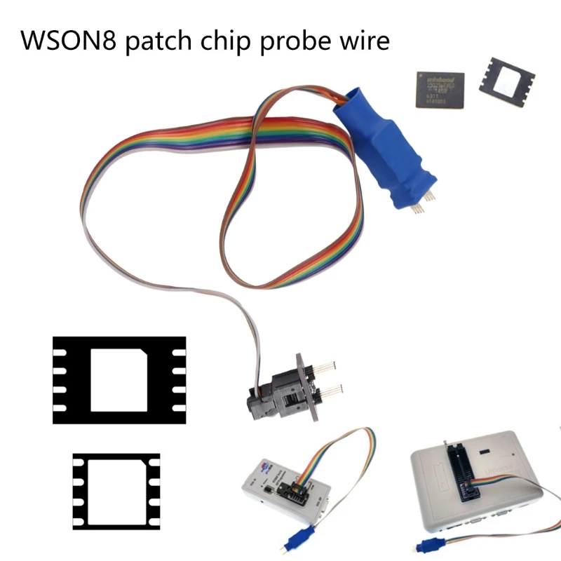 DFN8 QFN8 WSON8 Chip Probe Line Read Write Chip Circuit Programming 5X6 ...