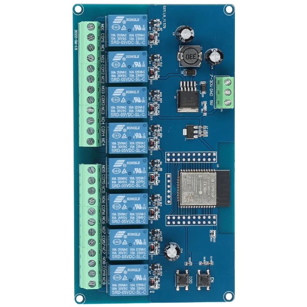 ESP32 WIFI Bluetooth-compatible BLE Relay Module DC 5-30/60V Power ...