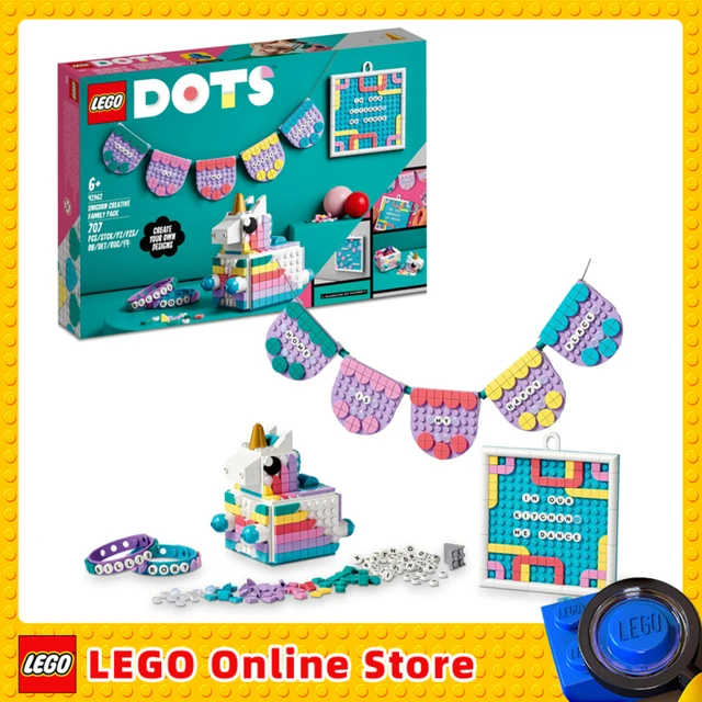 LEGO 41962 DOTS Unicorn Creative Family Pack in Toy Crafts Set with ...