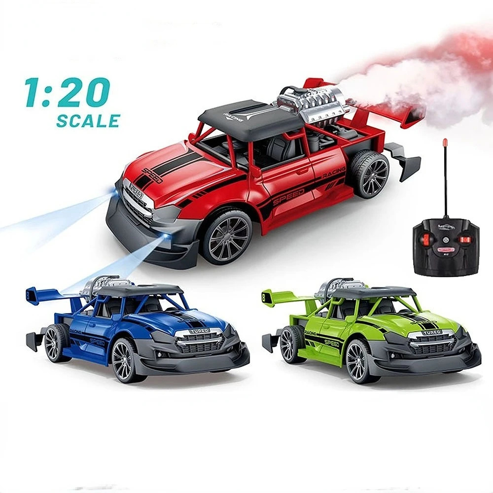 1-20-Rc-Racing-Car-2-4G-Remote-Control-Car-Truck-with-Light-Smoke-Spray ...