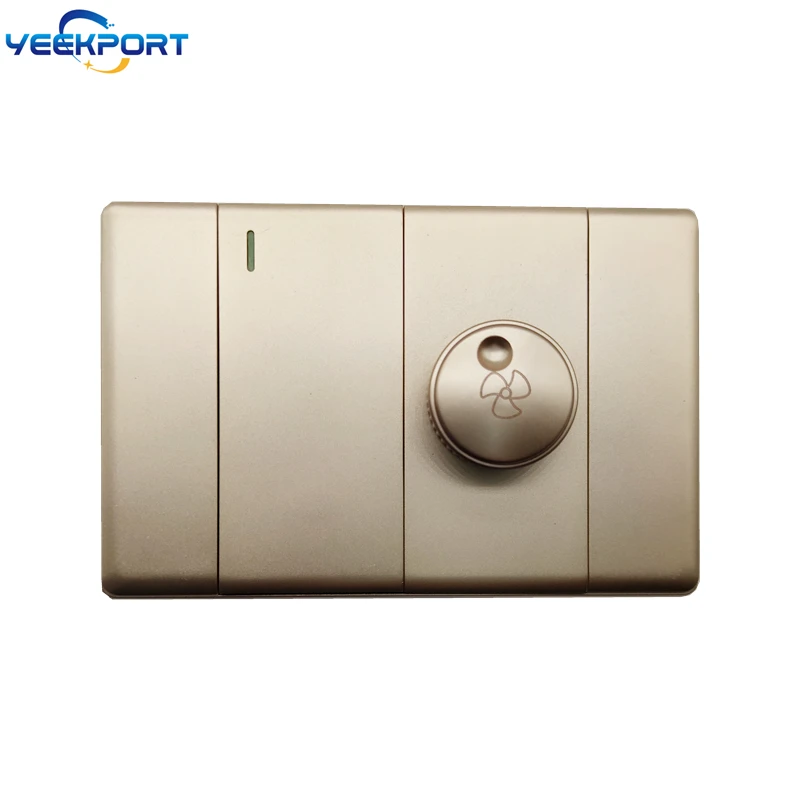 INTERRUPTEUR,4Gang 2Way Switch--Panneau Dépoli Doré Ultra Fin 2022mm ...