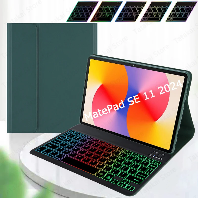 Rainbow-Backlit-Keyboard-for-Huawei-MatePad-SE-11-2024-Keyboard-Case ...