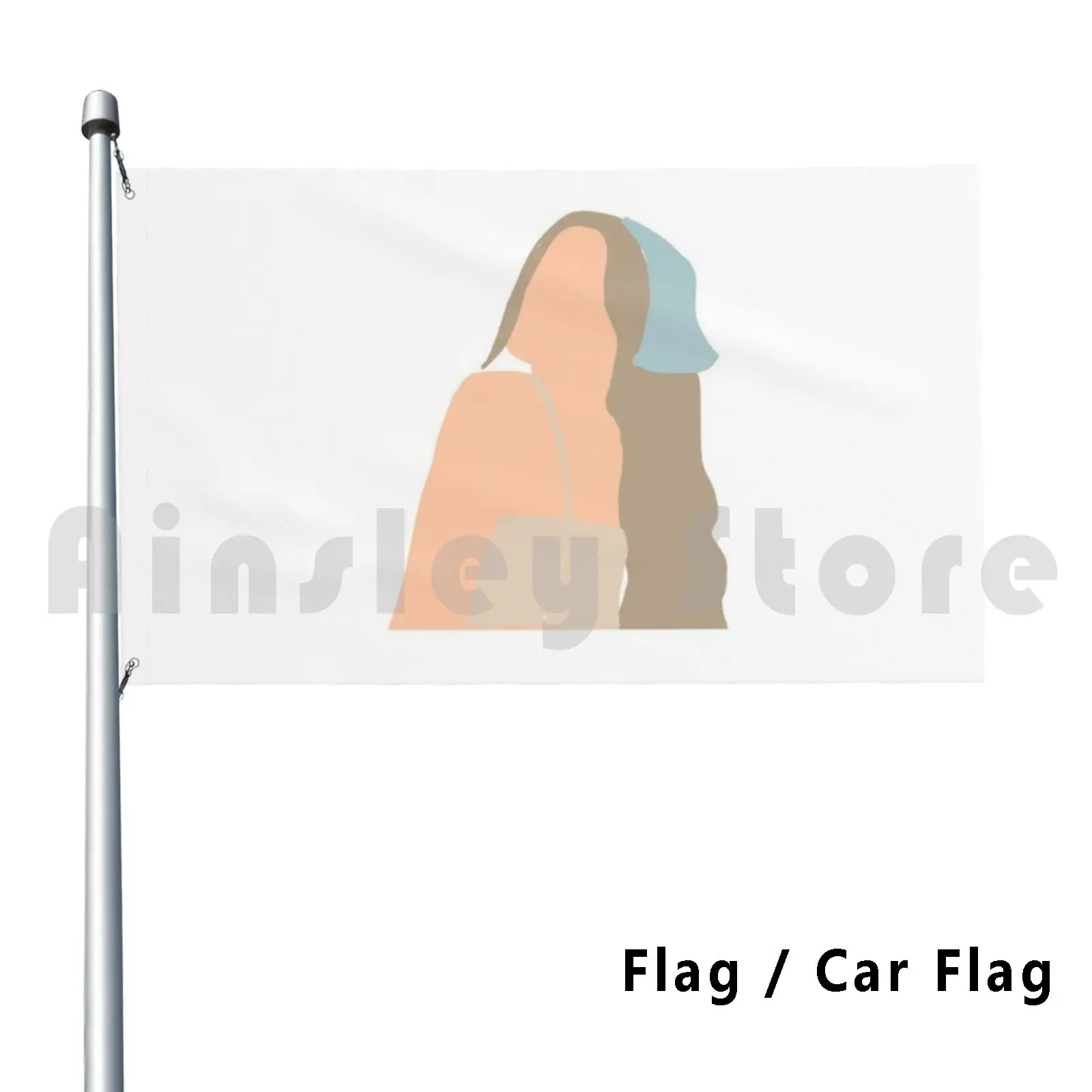 A-bandeira-do-carro-da-bandeira-de-addison-rae-etiqueta-engra-ado ...