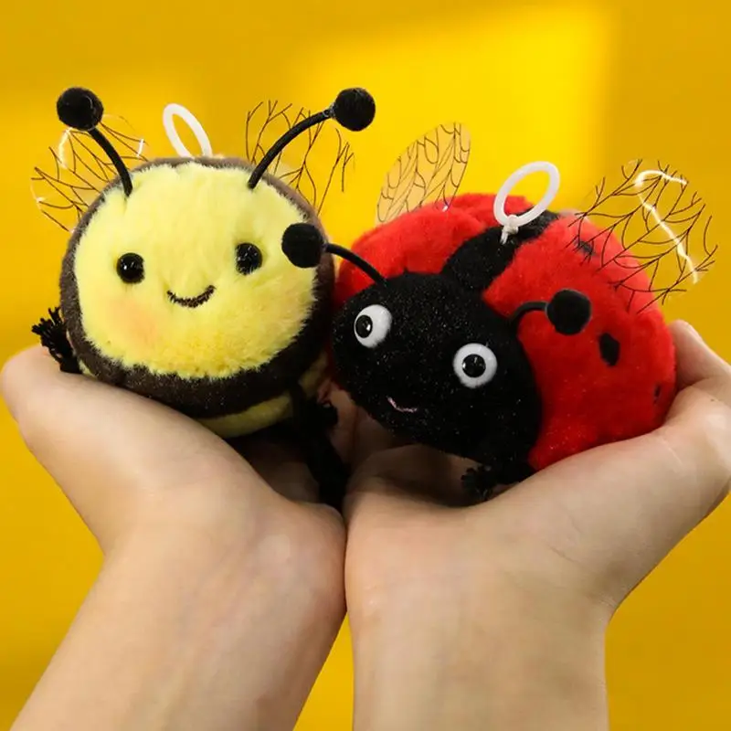 Ladybug-Bee-Plush-Toy-kawaii-Sounding-Dolls-for-kids-Realistic-Soft ...