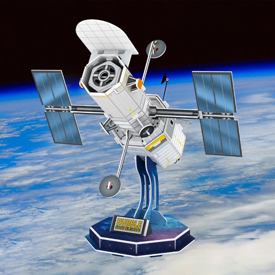 Cardboard Space Station Model