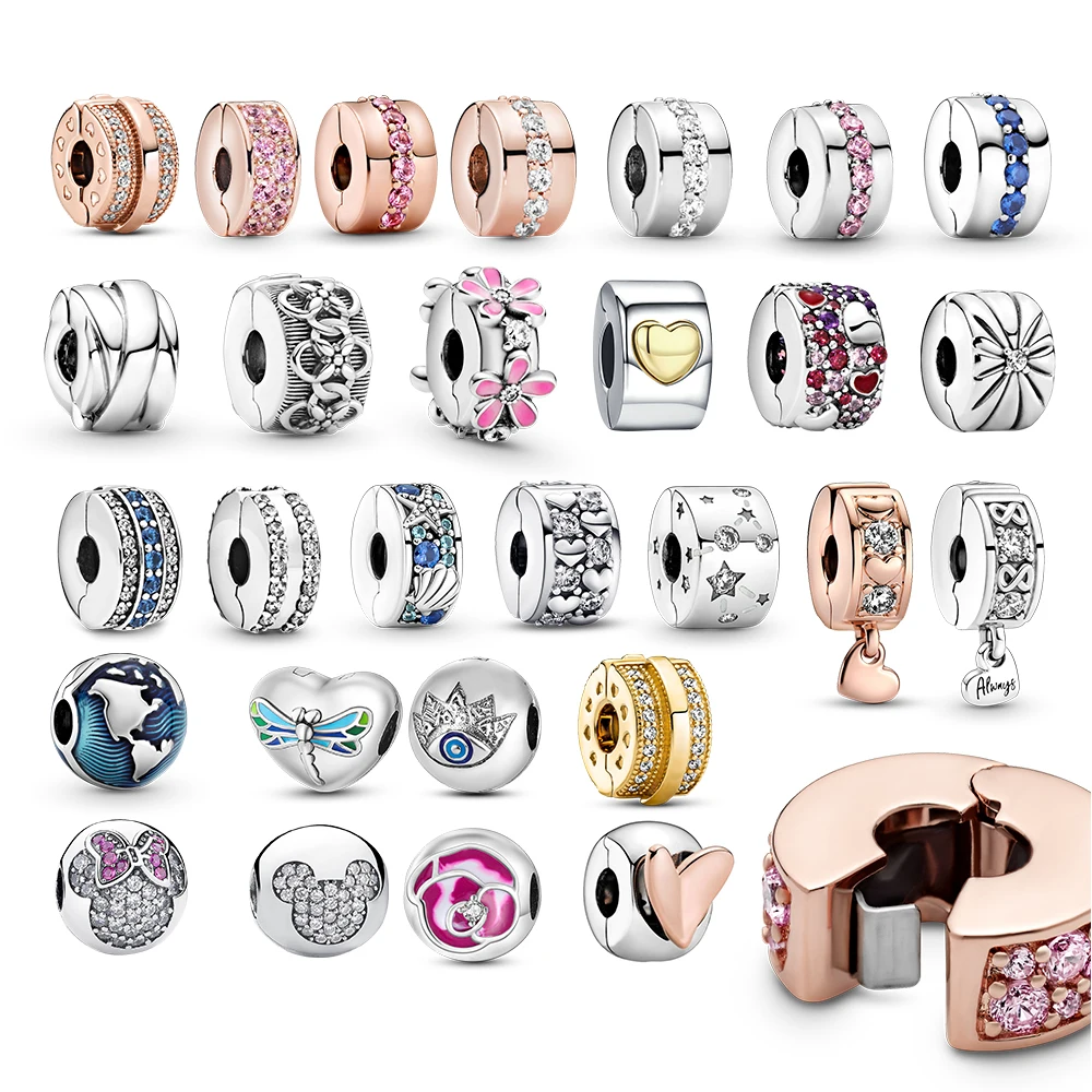 Abalorio-de-plata-925-para-pulsera-PANDORA-Original-Color-chapado-en ...