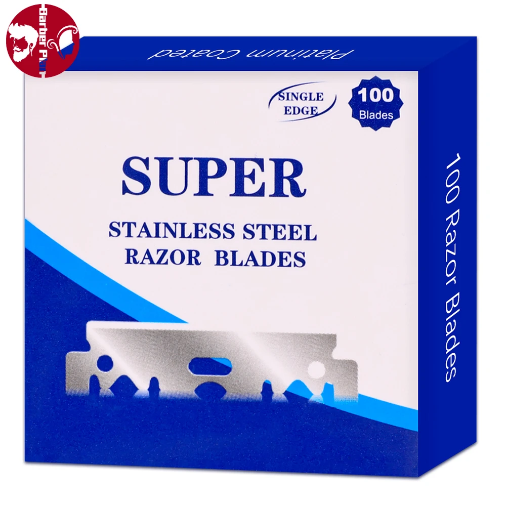 100pcs-Pro-Men-Razor-Blades-Stainless-Steel-Safety-Double-Sided-Thin ...