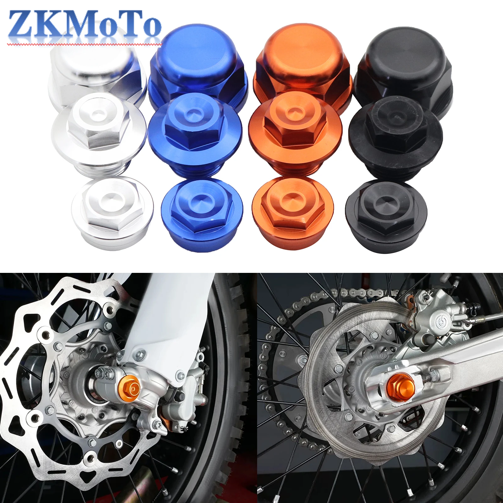 CNC-Aluminum-Front-Rear-Wheel-Lock-Axle-Lock-Nut-For-KTM-EXC-300-EXC ...