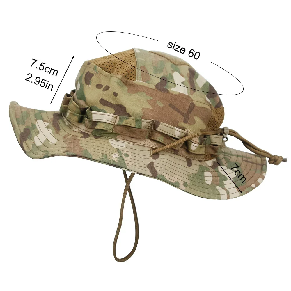 Camo Boonie Bucket Hat – Outdoor wild wood