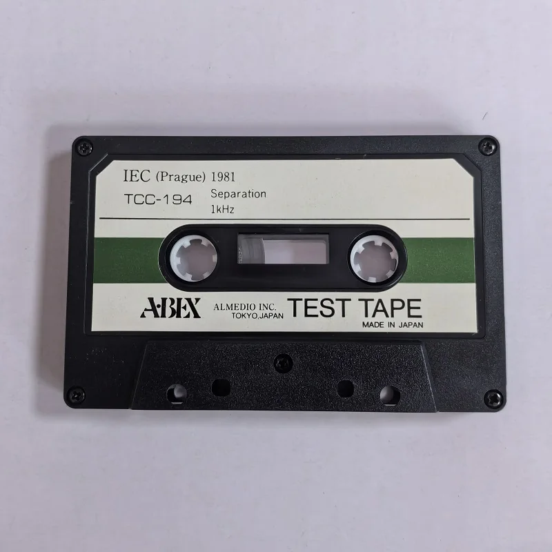 ABEX-TEST-TAPE-TCC-194-SEPARATION-1K-10DB-Crosstalk-Channel-Separation ...