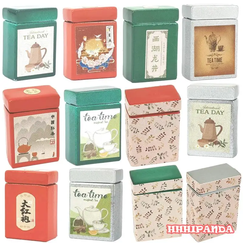 1-12-Dollhouse-Miniature-Tea-Box-Empty-Storage-Box-Model-Kitchen-Food ...