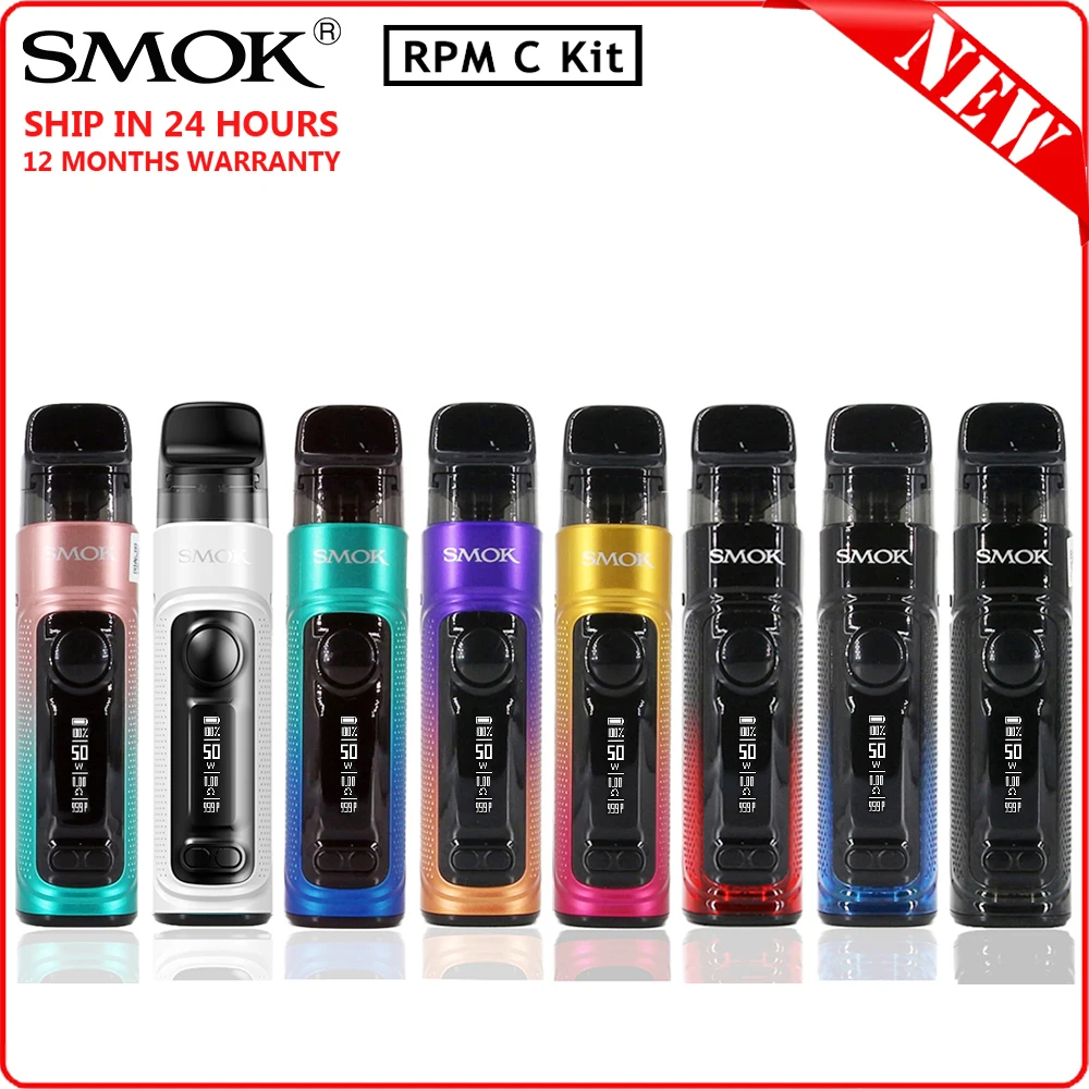 NEW! Original SMOK RPM C Pod Kit 50W Electronic Cigarette RPMC ...