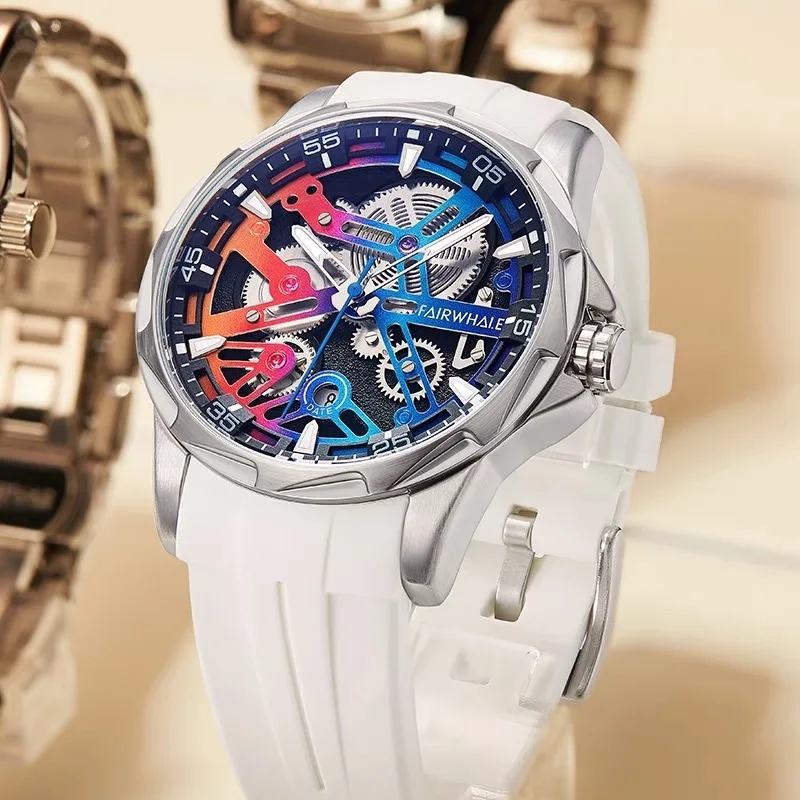 Brand Mark Fairwhale Sports Automatic Watch For Men Fashion Stainless ...