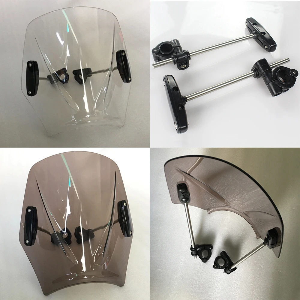 Windshield-WindScreen-Screen-For-Royal-Enfield-Bullet-Meteor-Classic ...