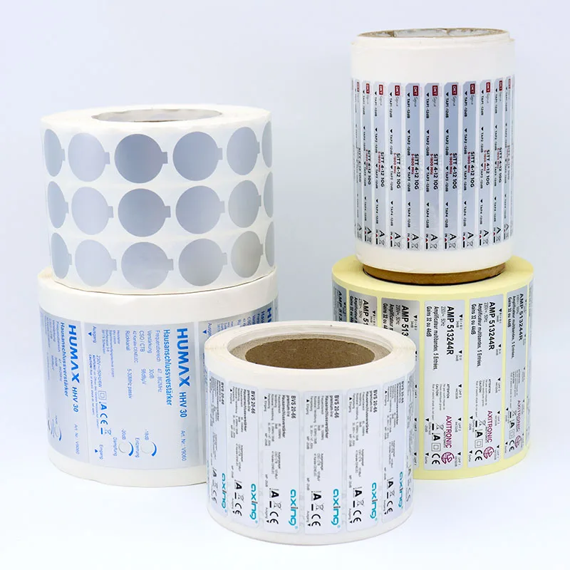 custom rectangle logo stickers waterproof labels transparent design ...