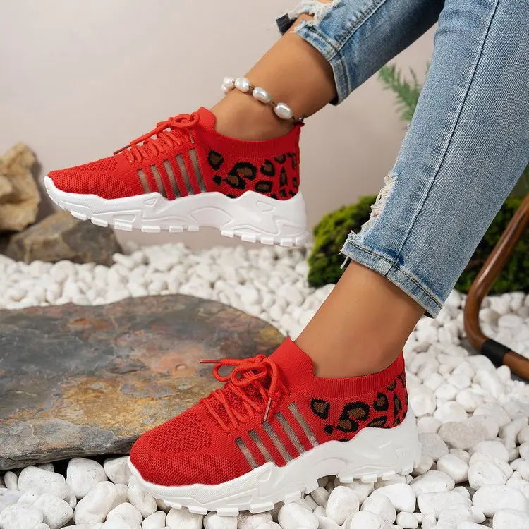 Women's Mesh Breathable Thick Soled Sports Spring and Summer Women's ...