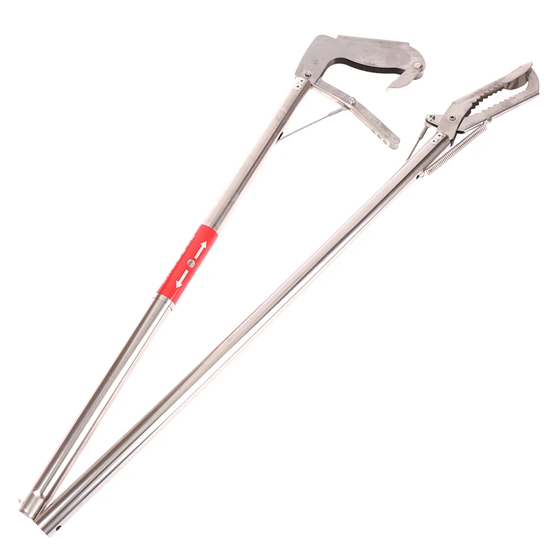 1-2-1-5M-Foldable-Snake-Catcher-Tongs-Multipurpose-Stainless-Steel-Wide ...