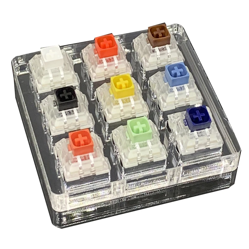 Mechanical-Keyboard-Switch-TesterBox-Red-Sliver-Black-White-Switch ...