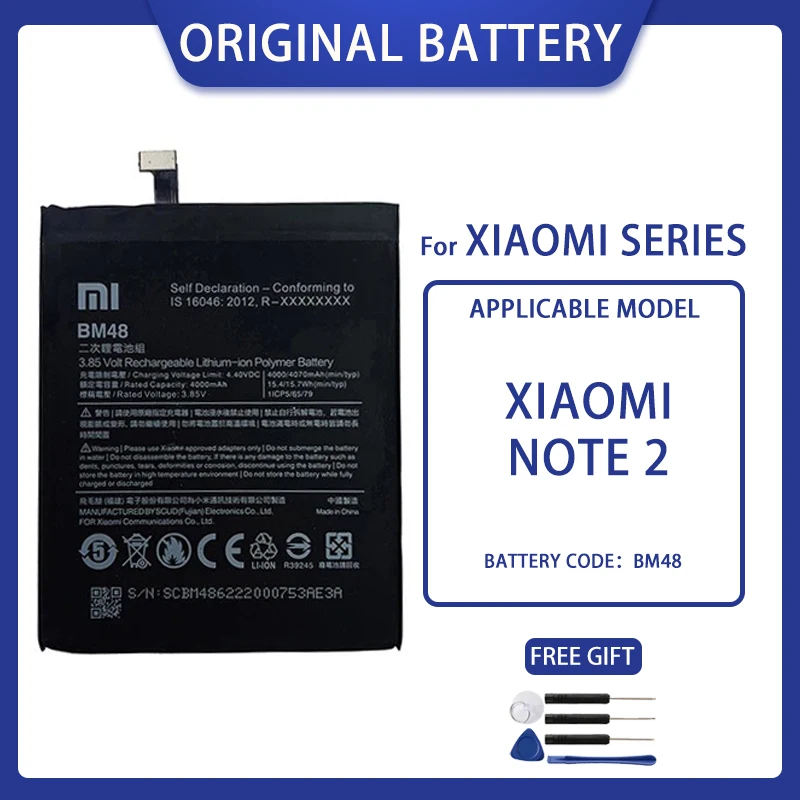 New-Original-BM48-4000mAh-Battery-For-Xiaomi-Note-2-Note2-XiaomiNote2 ...