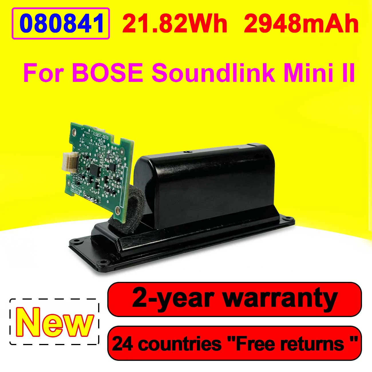 080841-Board-MotherBoard-Battery-For-BOSE-Soundlink-Mini-2-Upgraded ...