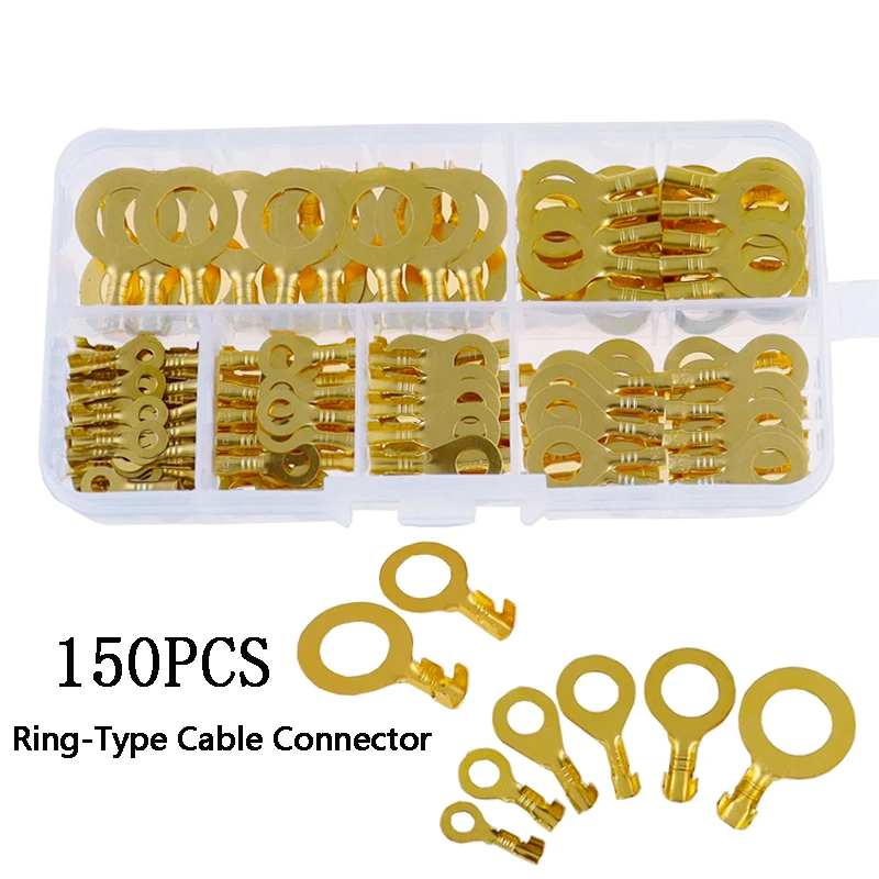 150pcs-set-Terminal-Block-DJ431M3-M4-M5-M6-M8-M10-O-type-Lugs-Terminals ...