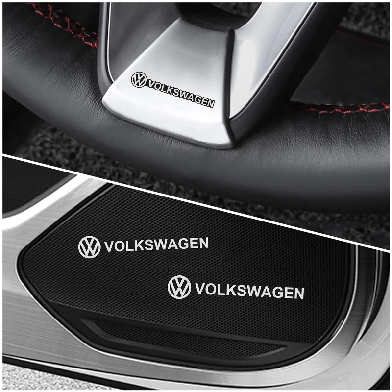 10Pcs-Car-Audio-Stickers-Speaker-Steering-Wheel-Decorative-Sticker-For ...