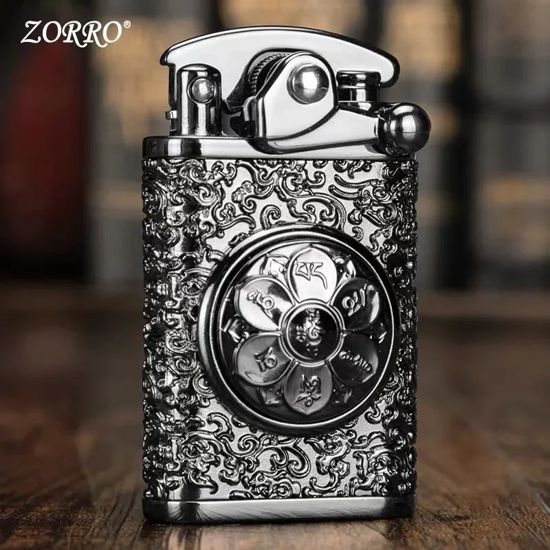 New-Zorro-Retro-Kerosene-Windproof-Personality-Creative-Rocker-Lighter-Cigarette-Tool-Collection ...