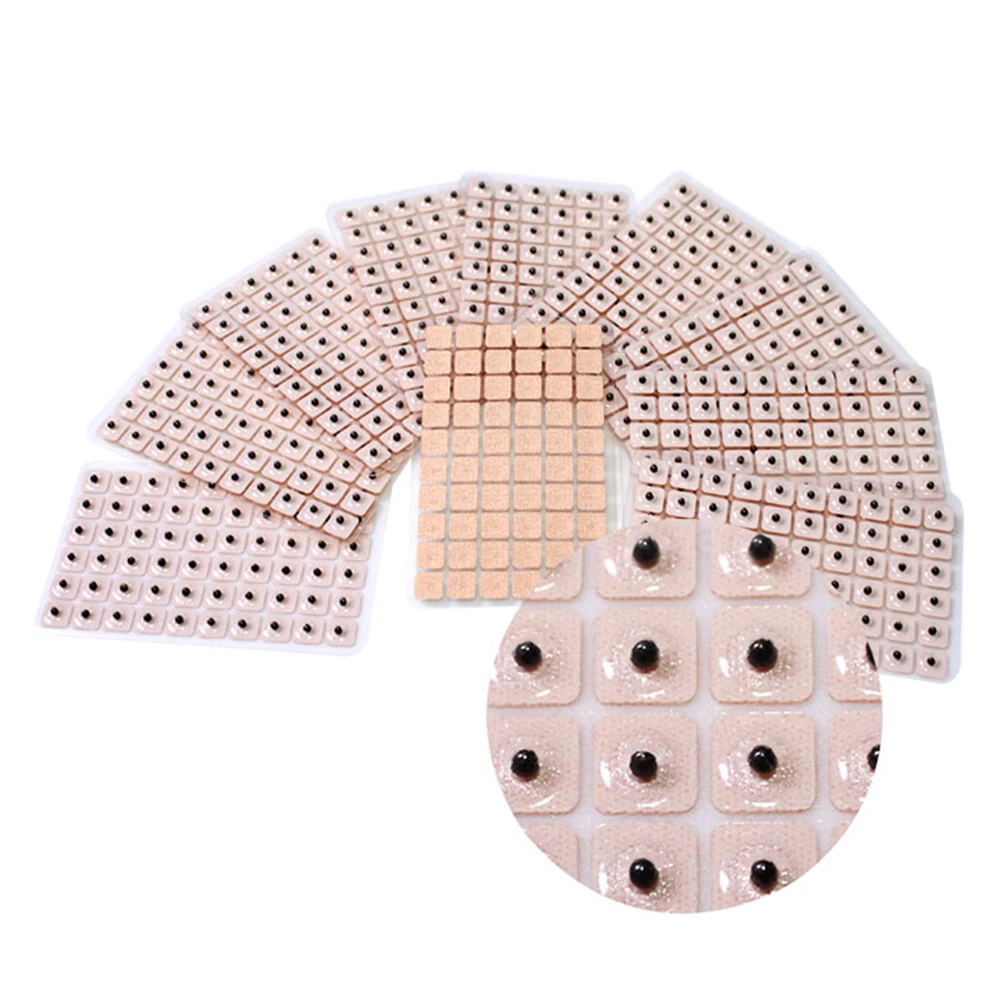 600pcs-Disposable-Press-Needle-Ear-Seeds-Acupuncture-Vaccaria-Plaster ...