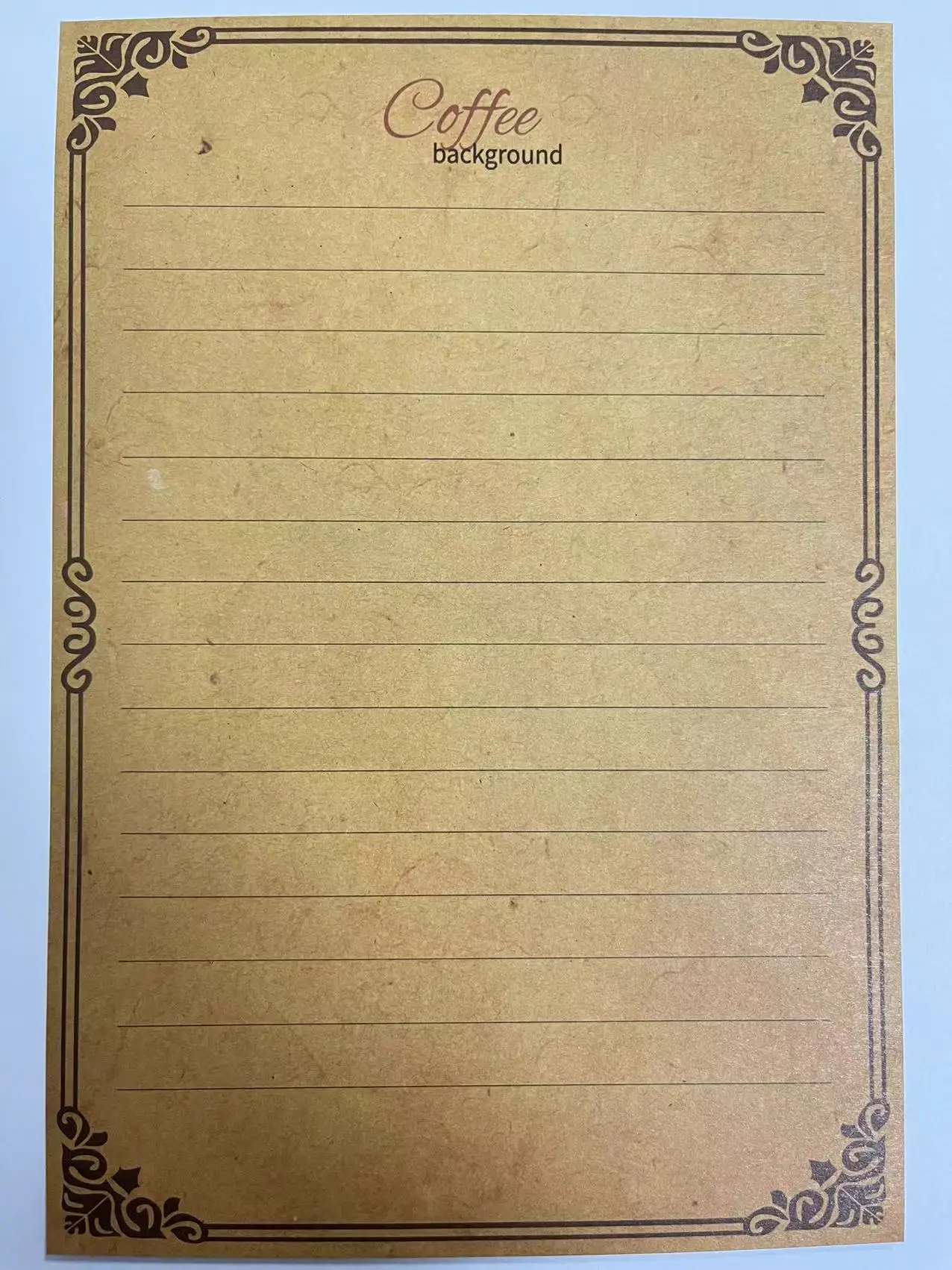 Letter Paper Background