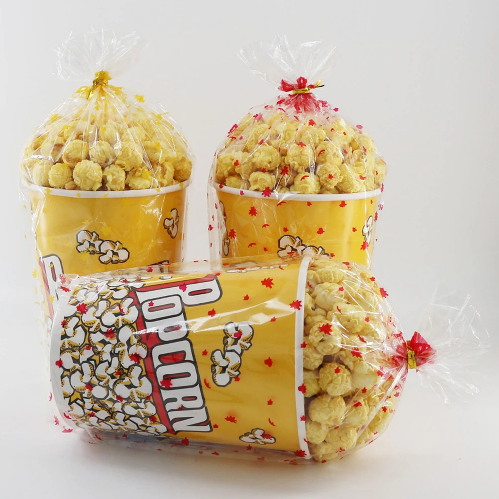 10pcs Popcorn Bucket Reusable Plastic Snack Container For Party Movie ...