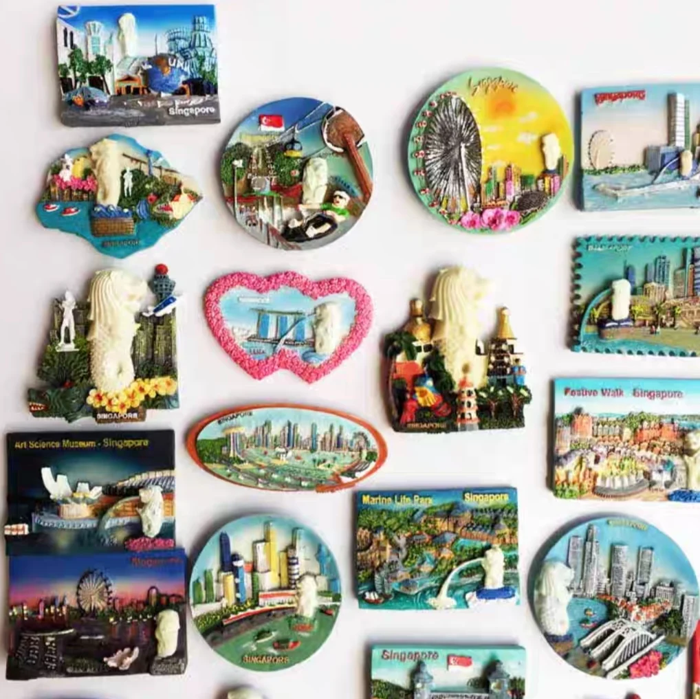 Asia-Singapore-scenery-Fridge-Magnets-Tourism-Souvenir-Refrigerator ...