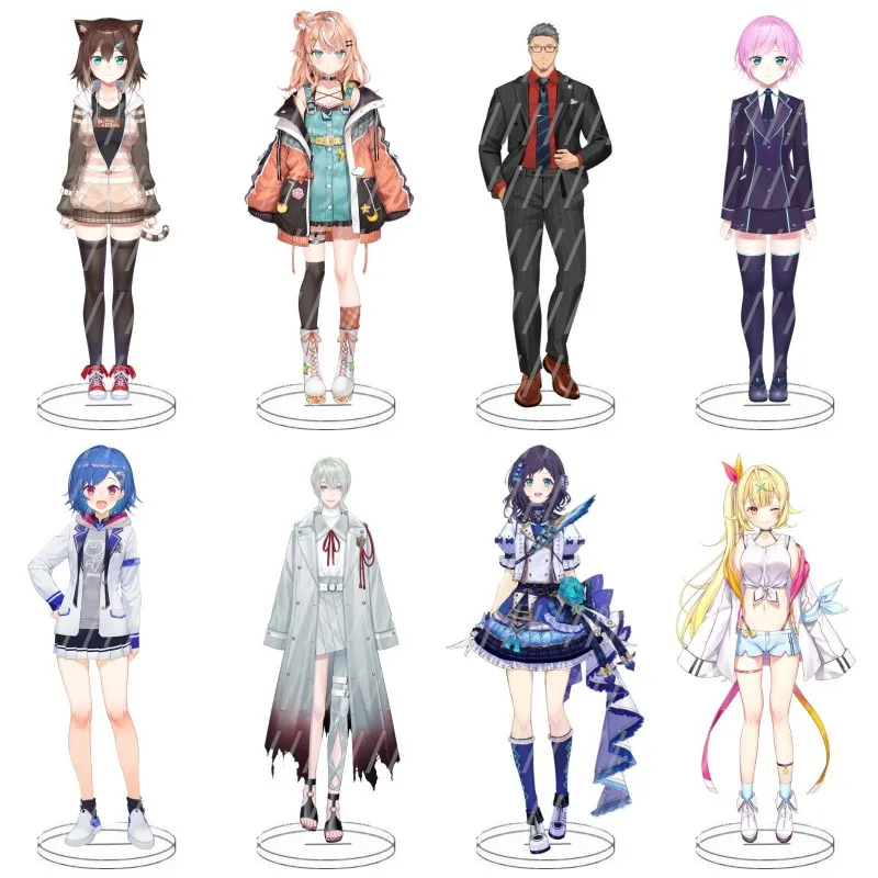Hot-Anime-Nijisanji-Rainbow-Society-Vtuber-Figures-Ren-Zotto-Aster ...