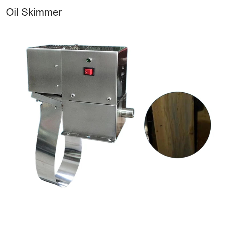 Portable-Oil-Skimmer-Steel-Belt-Oil-Scraper-Degrease-Oil-Water ...