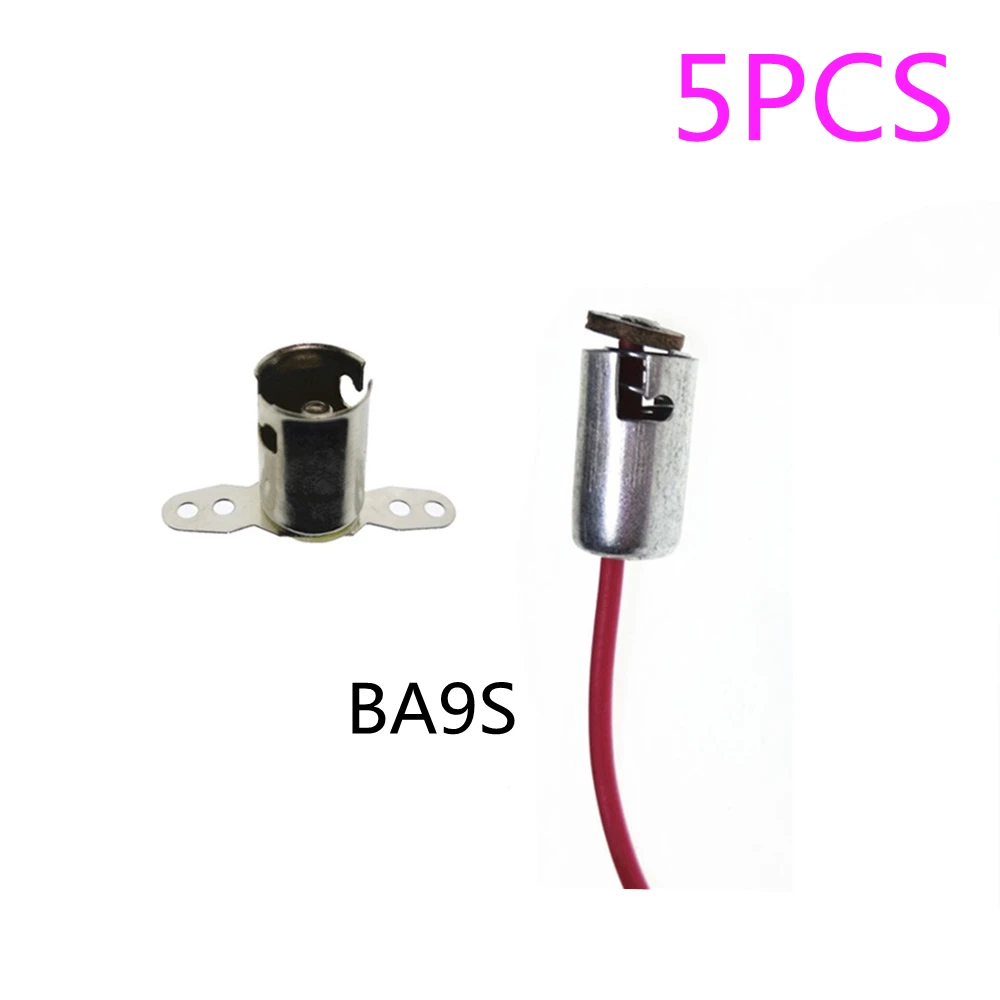 5PCS BA9S holder ba9s lamp base ba9s lamp holder ba9s base