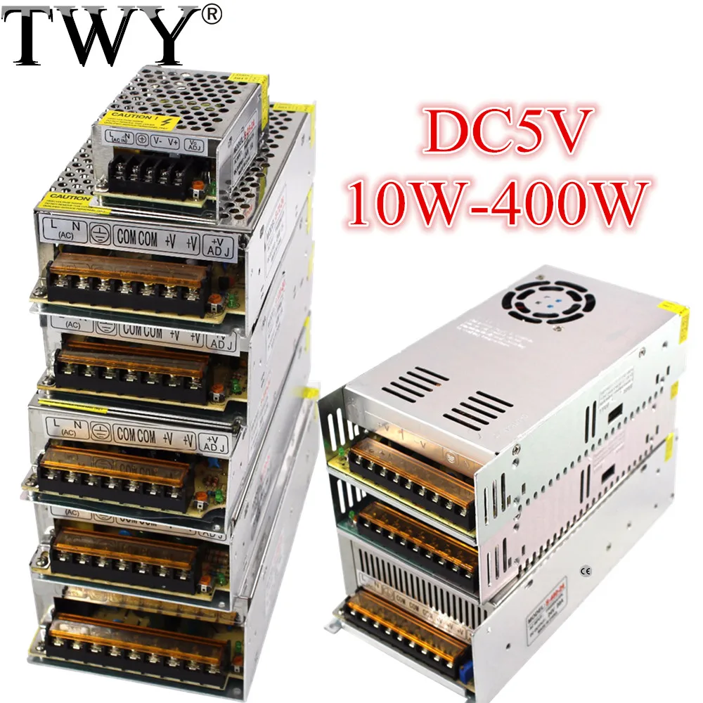 DC 5V Switching Power Supply 2A 4A 5A 6A 10A 20A 60A 80A Power Supply ...
