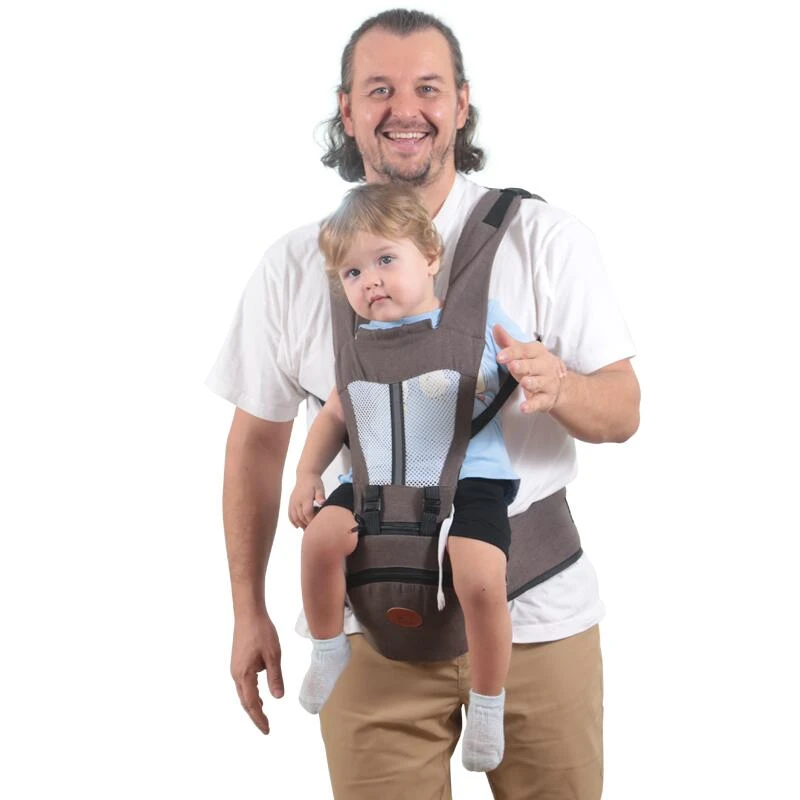 Kangaroo Wrap Sling Ergonomic Baby Carrier | Ergonomic Hipseat Baby ...